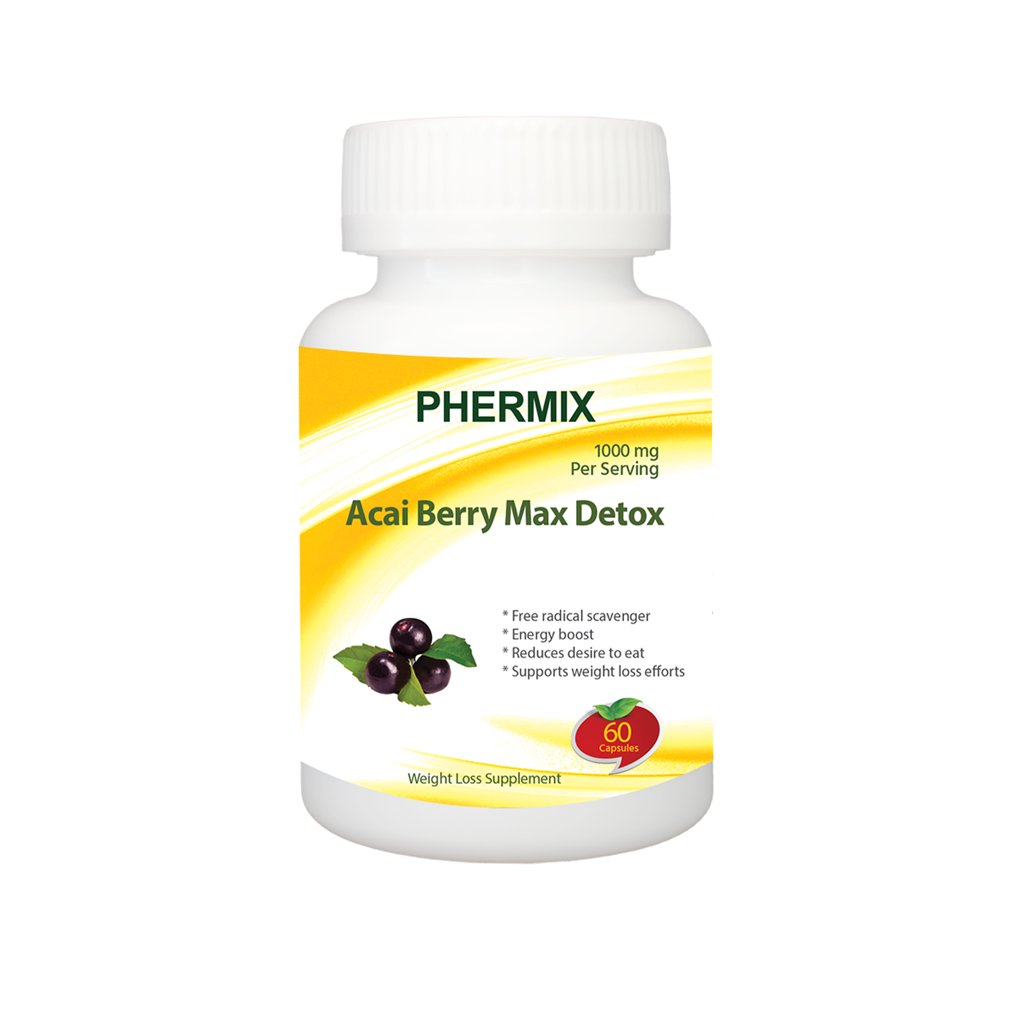 Acai Berry Max Detox Complex | Phermix